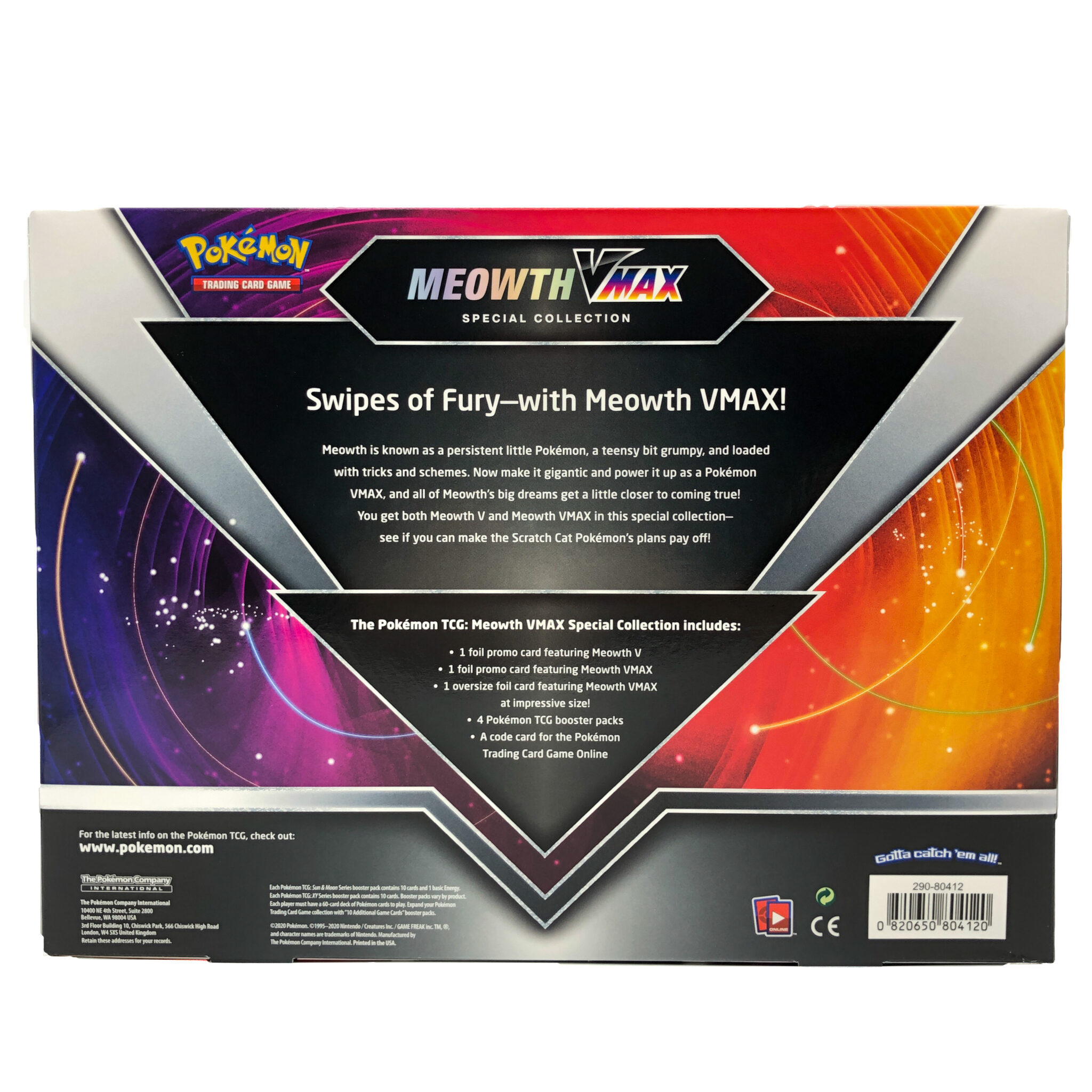 Pokémon Meowth VMAX Special Collection 🇬🇧 (Evolutions, Unified Minds ...