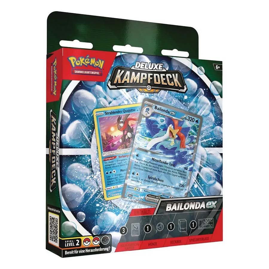 Pokémon Deluxe-Kampfdeck Maskagato‑ex und Bailonda‑ex