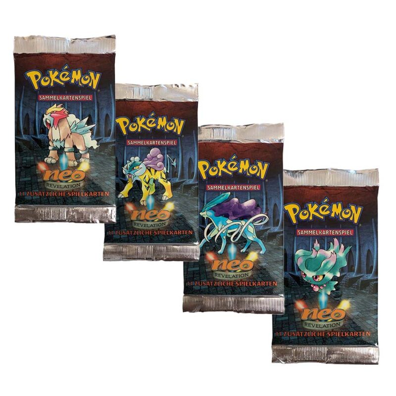 Pokémon Neo Revelation Booster DE Artwork-Set (ungewogen)